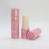 China Refillable Eco Friendly Paper Box , Varnished Biodegradable Cosmetic Tubes for sale