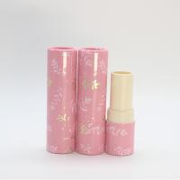 China Refillable Eco Friendly Paper Box , Varnished Biodegradable Cosmetic Tubes for sale