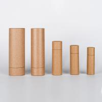 China Eco Friendly Kraft Push Up Chapstick Tubes Biodegradable Blister Packaging Custom Size 500 PCS MOQ for sale