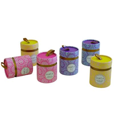 China Custom Recyclable Food Grade Paper Tube Packaging for Chocolate Candy Round Cylinder Box 500 Pcs MOQ for sale