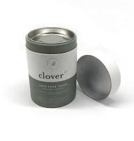 China Custom Cardboard Paper Tube Food Packaging with Metal Lid CMYK Logo Embossed 500 PCS for sale