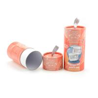 China Custom CMYK Cardboard Paper Tube Cosmetic Packaging Shampoo Round Tube 500pcs MOQ for sale