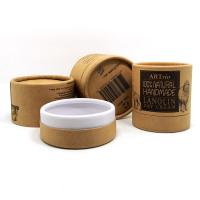 China Custom Printed Cosmetic Paper Tube Packaging with Velvet Card Insert 500 PCS MOQ for sale