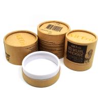 China Custom Printed Cosmetic Paper Tube Packaging with Velvet Card Insert 500 PCS MOQ for sale