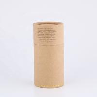 China Biodegradable Kraft Paper Tubes for Deodorant Stick with Velvet Pillow Insert Push Up Design Custom Size 500 PCS MOQ for sale