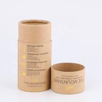 China Biodegradable Kraft Paper Tubes for Deodorant Stick with Velvet Pillow Insert Push Up Design Custom Size 500 PCS MOQ for sale