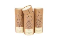China UV Processed And Embossed Biodegradable Paper Tubes For Deodorant Stick Packaging for sale