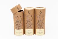 China UV Processed And Embossed Biodegradable Paper Tubes For Deodorant Stick Packaging for sale