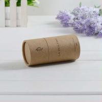 China Biodegradable Kraft Paper Tubes with EVA Insert Custom Size for Deodorant Packaging for sale
