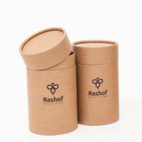 China Biodegradable Kraft Paper Tubes with EVA Insert Custom Size for Deodorant Packaging for sale