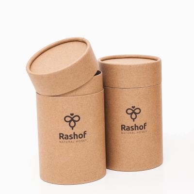 China Biodegradable Kraft Paper Tubes with EVA Insert Custom Size for Deodorant Packaging for sale