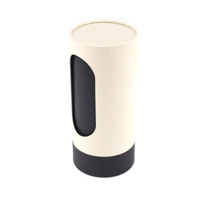 China Custom 4C Corrugated Window Boxes Biodegradable Kraft Paper Tube Packaging 800-1500gsm for sale