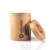 China Biodegradable Kraft Round Paper Tube with PVC Window Custom Size 500 PCS MOQ for sale