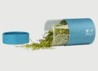 China Custom Recyclable Paper Tube Packaging Round Can with Window 80mm Diameter for sale