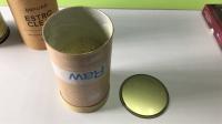 China Custom Composite Round Cardboard Tubes Biodegradable Satin Insert 500 Pcs Kraft Paper Packaging Can for sale