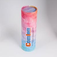 China Custom Hot Stamping Paper Canister Packaging EVA Cardboard Cylinder Food Grade 500 PCS MOQ for sale