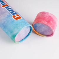 China Custom Hot Stamping Paper Canister Packaging EVA Cardboard Cylinder Food Grade 500 PCS MOQ for sale