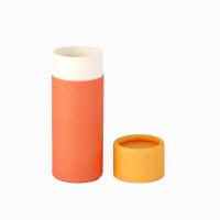 China Food Grade Paper Cylinder Containers with Embossed Debossed CMYK Printing Custom Size 500 PCS MOQ for sale