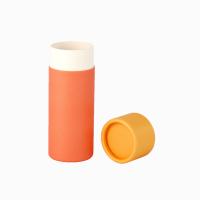 China Food Grade Paper Cylinder Containers with Embossed Debossed CMYK Printing Custom Size 500 PCS MOQ for sale