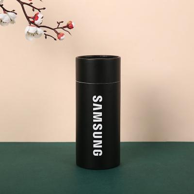 China Food Grade Composite Paper Can with Tin Lid Custom CMYK Printing Cardboard Cylinder Packaging 500 PCS MOQ for sale
