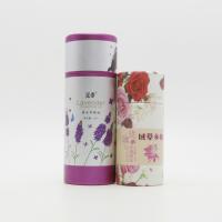 China Custom Kraft Paper Tube Pen Holder with Magnet Closure CMYK Printed Packaging for sale