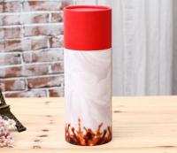 China Custom Velvet Pillow Paper Tube Pen Holder Embossed Cardboard Cylinder with Lid Kraft Packaging for sale