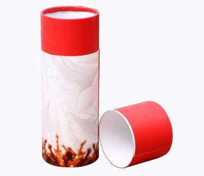 China Custom Velvet Pillow Paper Tube Pen Holder Embossed Cardboard Cylinder with Lid Kraft Packaging for sale