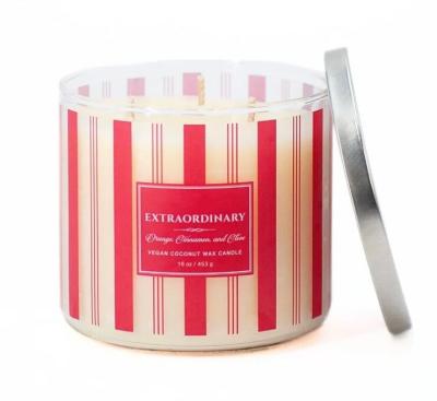 China 10922 Jar Glass Candles for sale
