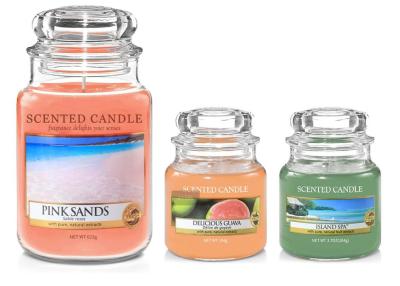 China 10931 Jar Glass Candles for sale