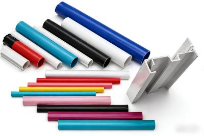 China Customizable Length Aluminum and Plastic Extrusion Featuring Wall Thickness Varies Depending on Design Ideal for Construction for sale