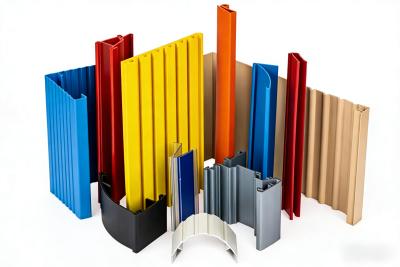 China Insulating Thermal Conductivity Aluminum and Plastic Extrusion Offering Customizable Length and Powder Coated Surface Finish for sale