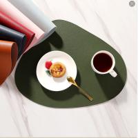 China Nordic style Western food mat leather dinner mat for home use washable,waterproof,antislip for sale