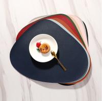 China Nordic style Western food mat leather dinner mat for home use washable,waterproof,antislip for sale