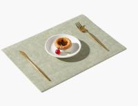China Nordic Instagram Square Leather Dining Mat Double sided Home Hotel Western Dining Mat Waterproof and Thermal Insulation for sale