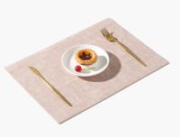 China Nordic Instagram Square Leather Dining Mat Double sided Home Hotel Western Dining Mat Waterproof and Thermal Insulation for sale