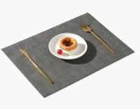 China Nordic Instagram Square Leather Dining Mat Double sided Home Hotel Western Dining Mat Waterproof and Thermal Insulation for sale