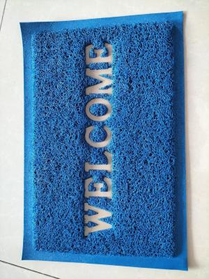 China ANTI SLIP PVC Coil Mat with Rolling Bottom Embossed  Various colors and ship for choosing for sale
