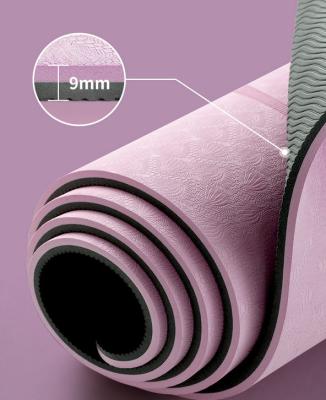 China Comfortable Yoga Mat Durable Yoga Mat for Exercise Made to Last Through Intense Workouts for sale