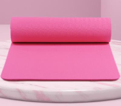 China TPE Yoga Mat Non-Slip Yoga Mat for Exercise 183cm X 61cm Package Includes 1 X TPE Mat for sale