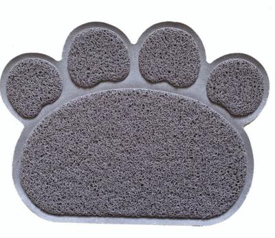 China PVC Pet Mat, PVC Coil Mat  Brushed and Sprayed with 8-shaped Eight Shaped Dirt Resistant Thickened Cat Mat for sale