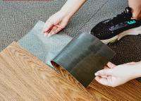 China Self Adhesive PVC Wood Grain Flooring, Waterproof and Wear-Resistant PVC Flooring for sale