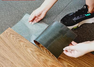 China Self Adhesive PVC Wood Grain Flooring, Waterproof and Wear-Resistant PVC Flooring for sale