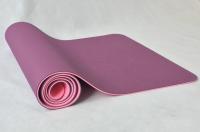 China FOLDABLE YOGA MAT TPE YOGA MAT HIGH QUALITY Violet COLOR YOGA MAT FOR GYM for sale