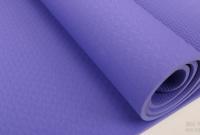 China TPE YOGA MAT HIGH QUALITY VIOLET COLOR YOGA MAT FOR GYM EXTRA THICK EXERCISE MAT for sale