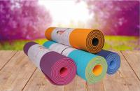 China TPE YOGA MAT BLUE COLOR YOGA MAT FORAMAZON HIGH QUALITY YOGA MAT ON SELL for sale