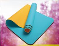 China Super Elastic Anti-Tear Mesh Sandwich Yoga Mat TPE Material Perform Excellent in Anti-Slip for sale