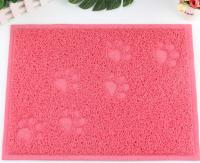 China Pet Accessories Animal Durable Anti Slip Waterproof trapper food pet cat litter mat for sale