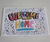 China High Quality Anti-Slip Durable PVC Customized Pattern Printing Door Mat for Kitchen for sale