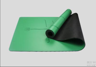 China Black PU RUBBER YOGA MAT 5mm 61cm for Eco Friendly Practice Wholesale Nonslip Custom Printed Eco Friendly PU Yoga Mat for sale