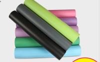 China PU Natural Rubber Yoga Mat Custom Laser Log PU Non Slip Exercise Rubber Yoga Mat for sale
